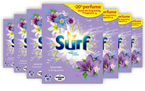 Surf Lavender Fragranced Laundry Powder, Biological Cleaning Fabric ...