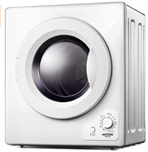 AICOOK 4 KG Vented Tumble Dryer with with Sensor Dry, 1200W Compact ...